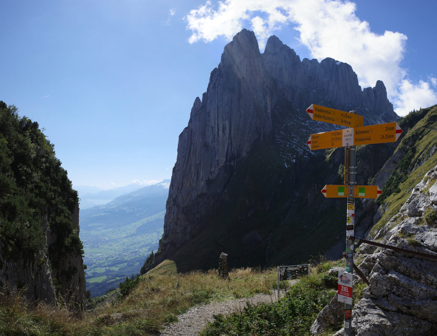 ⛰ Hoher Kasten - Saxerlücke Wanderung